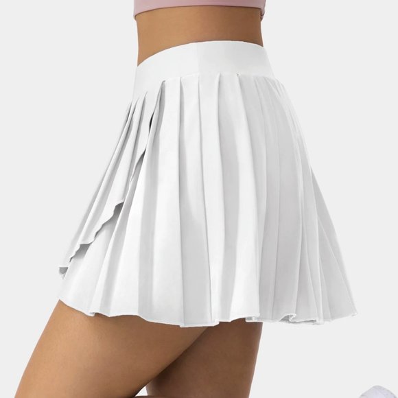 HALARA | Skirts | Halara Highwaist Asymmetric Pleated 2in Tennis Skirt ...